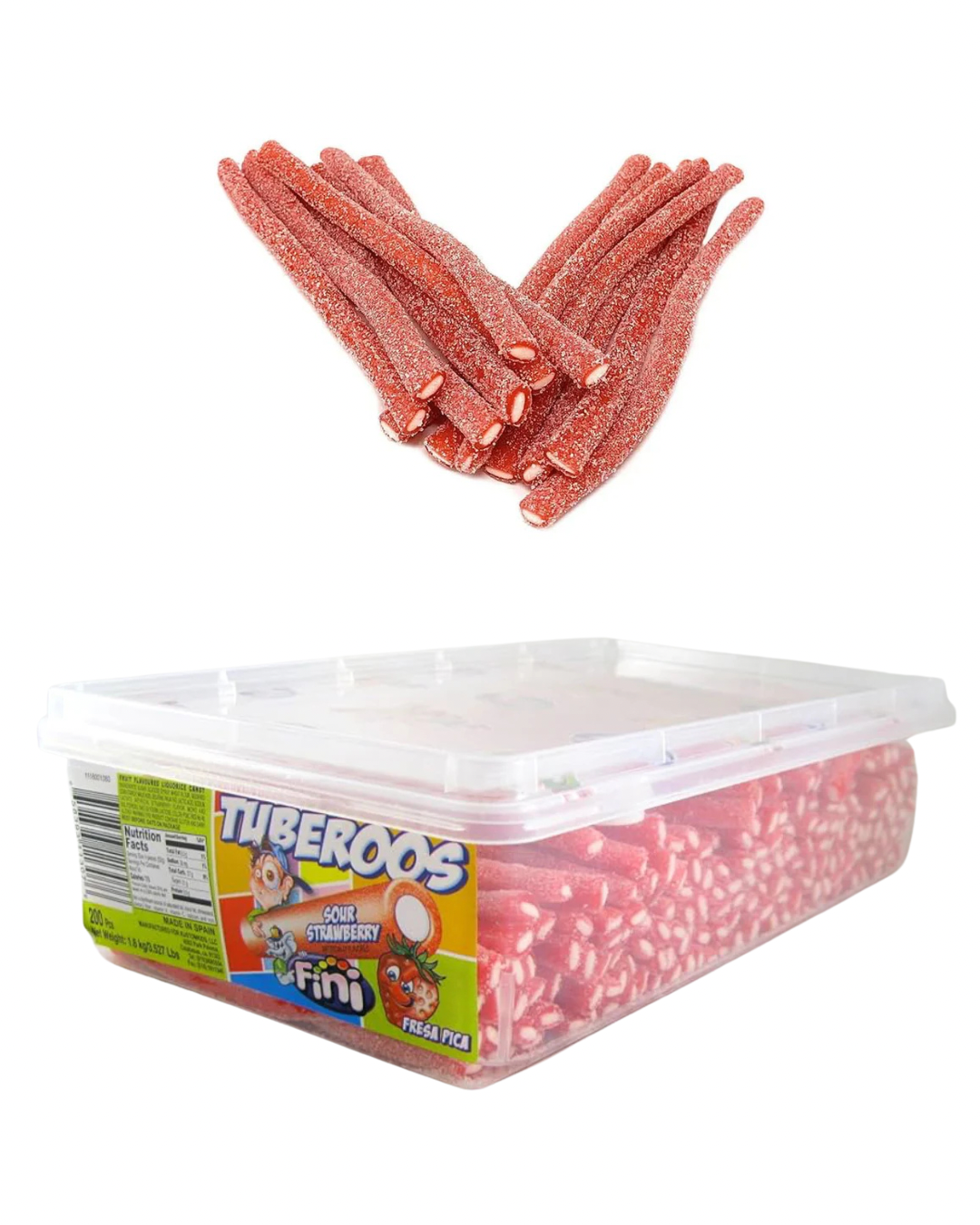 Tuberoos - Sour Strawberry : 3.5LBS – Sweet Mood Candy